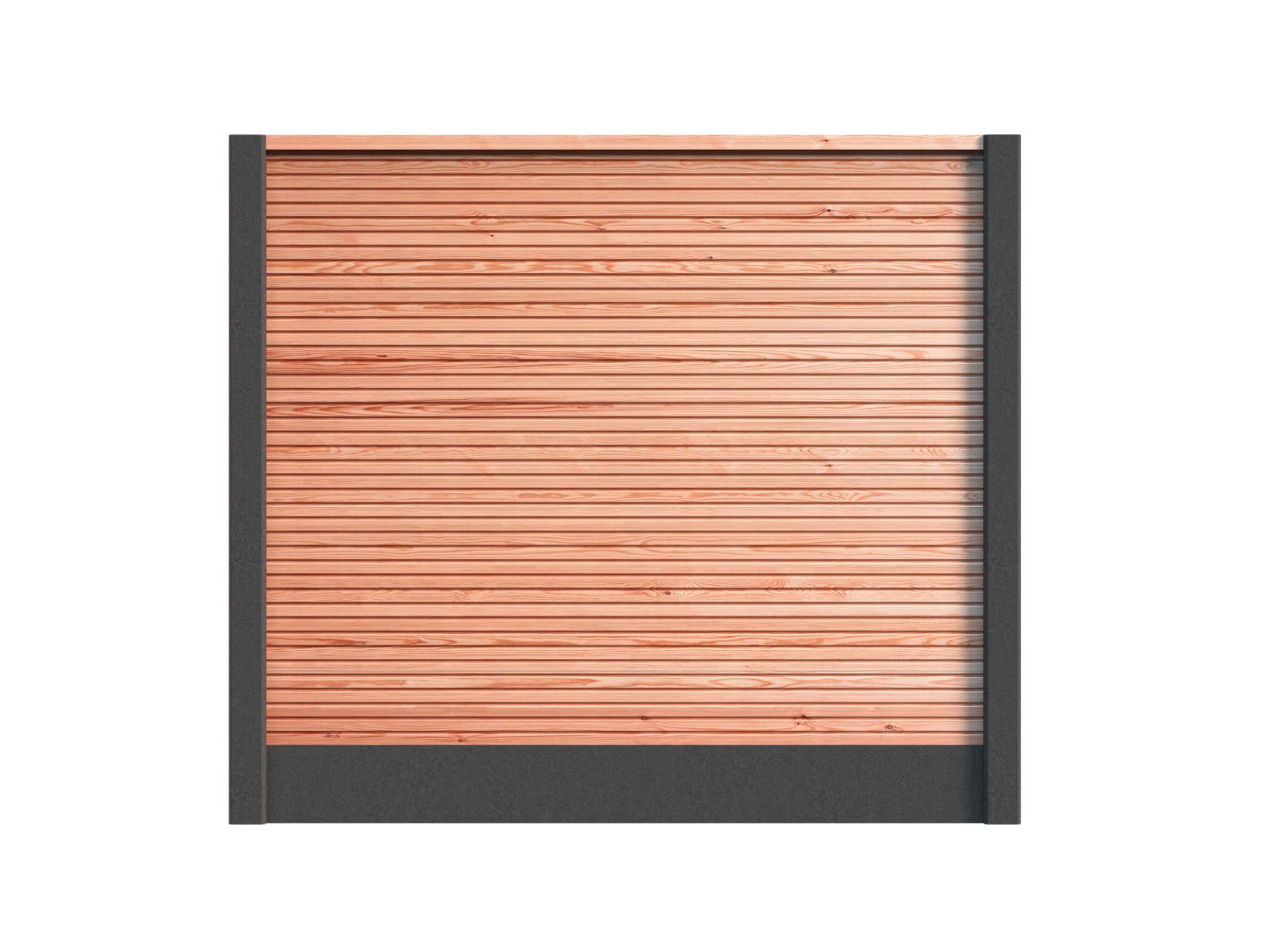 Duurzame betowood schutting met triple rhombusprofielplanken | Nubuiten