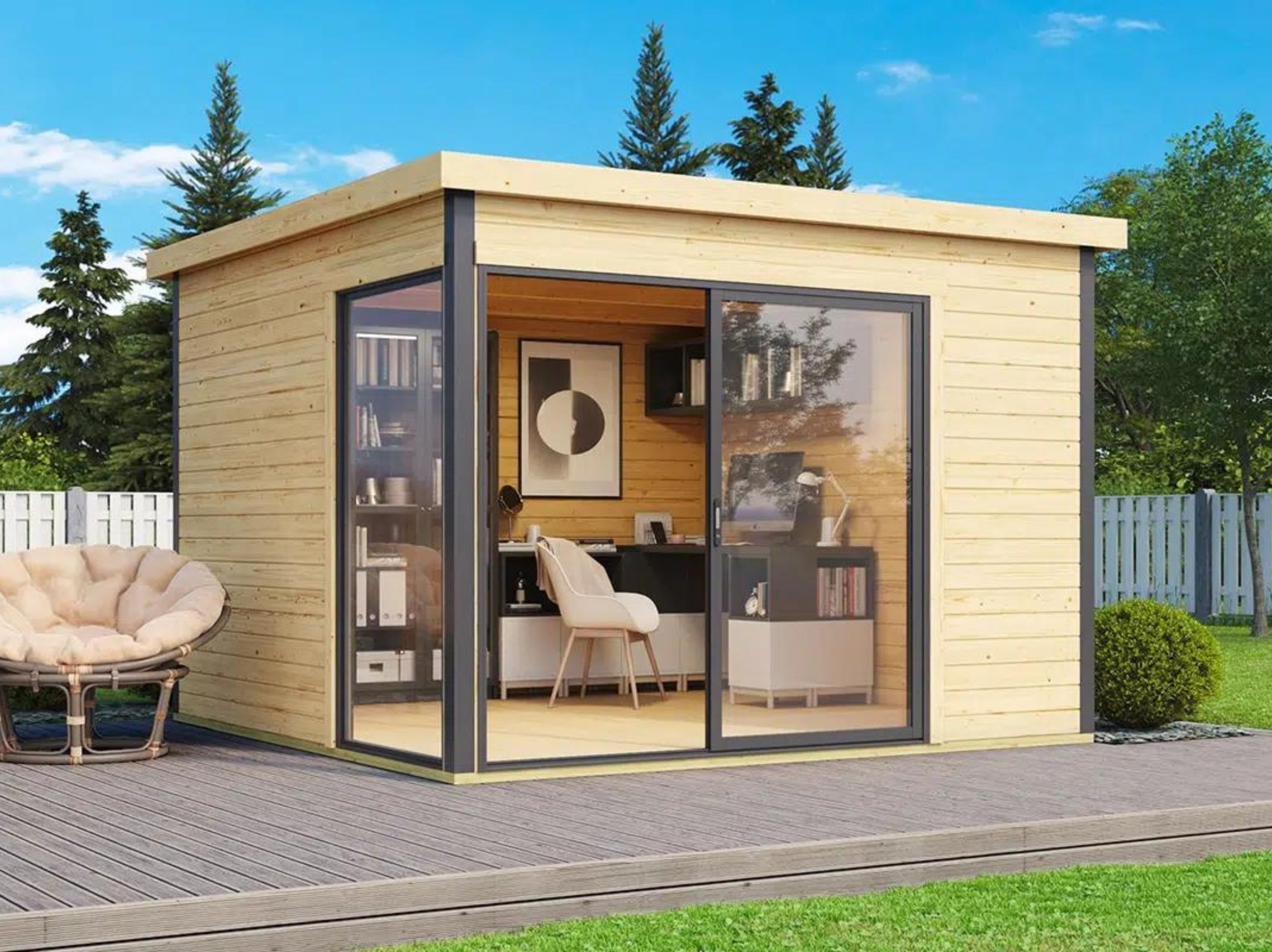 Tuinhuis Domeo 1 300 x 300 cm Nubuiten